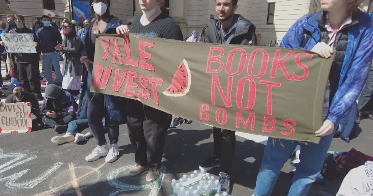 Dozens arrested at Yale University pro-Palestinian protest