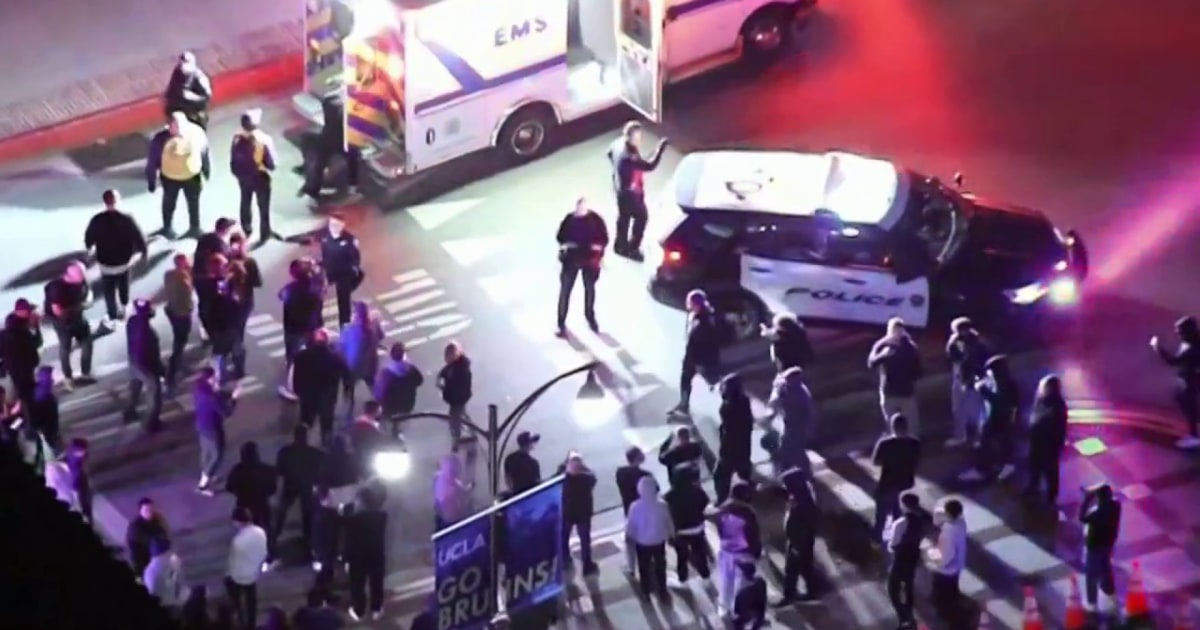 Protests at UCLA turn violent