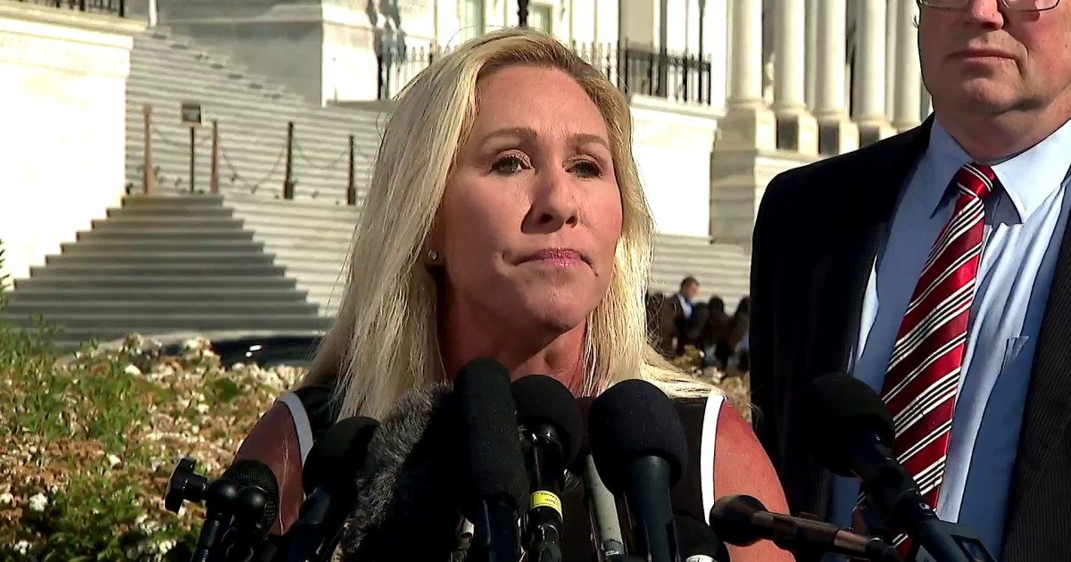 Marjorie Taylor Greene says she will go forward with motion to oust ...