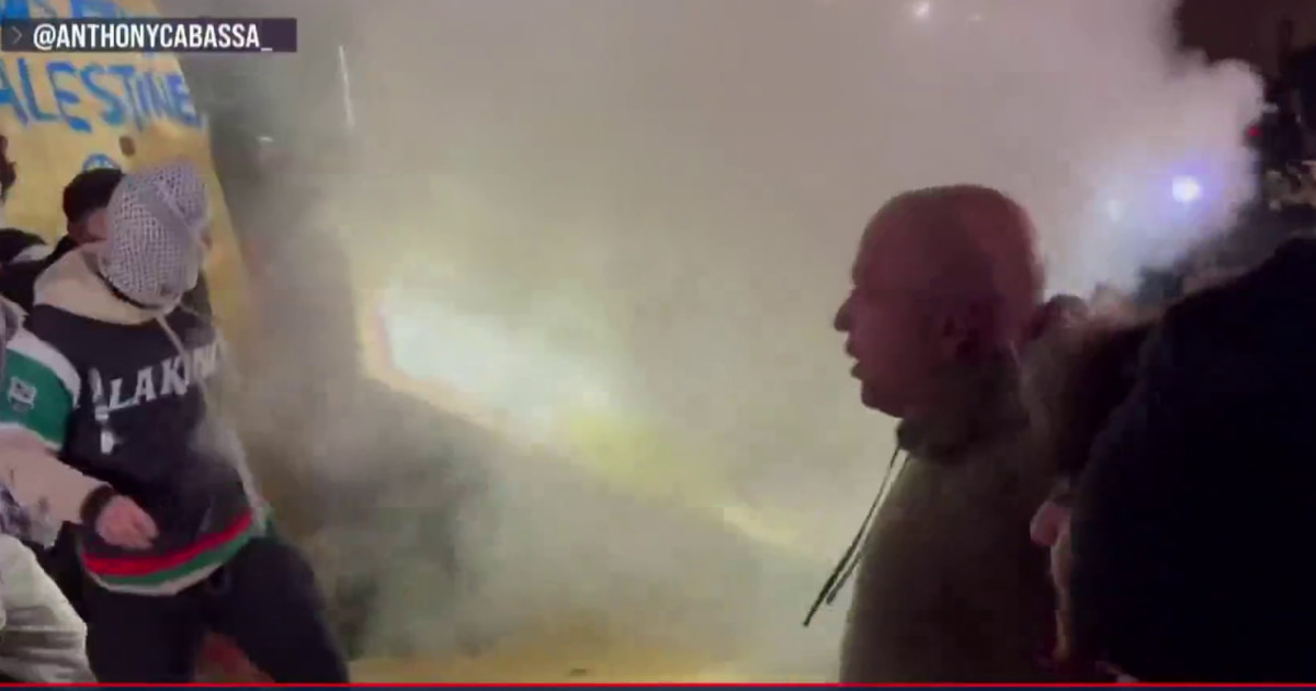 UCLA hit by violent confrontations between protest groups