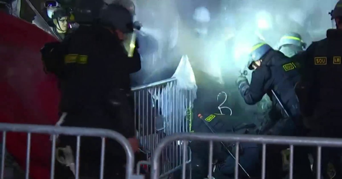 Hundreds arrested in violent clashes at UCLA