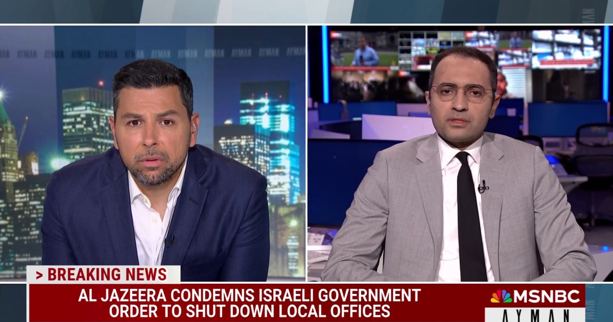 Al Jazeera Managing Editor: Israel's Shutdown is an Effort to Silence ...