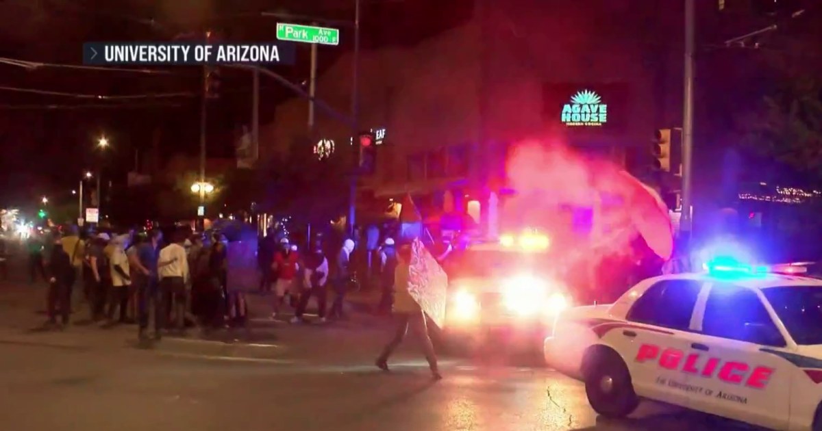 Police break up new campus protests, and graduation ceremonies are held