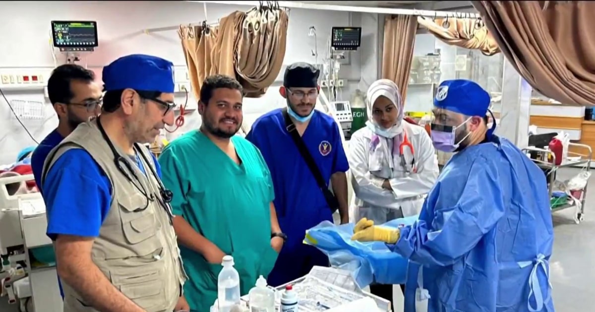 Dozens of American aid workers trapped in Gaza