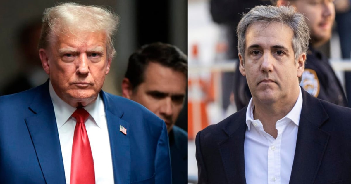 Trump 'paying close attention' to defense questioning Michael Cohen ...