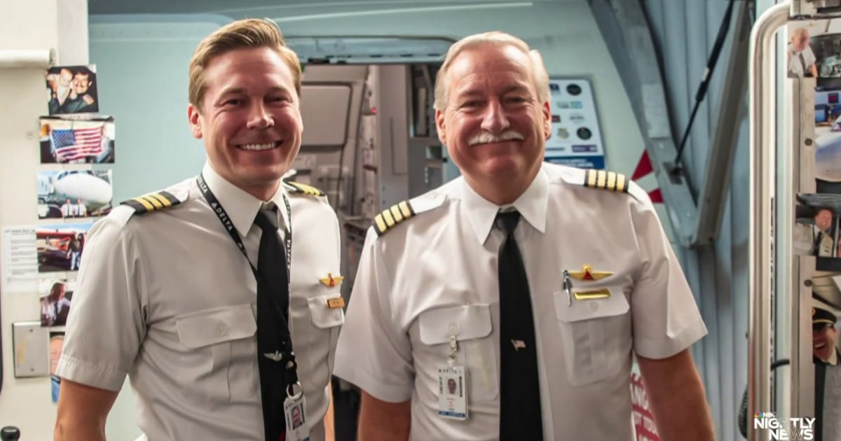 Father and son co-pilots celebrate final flight together