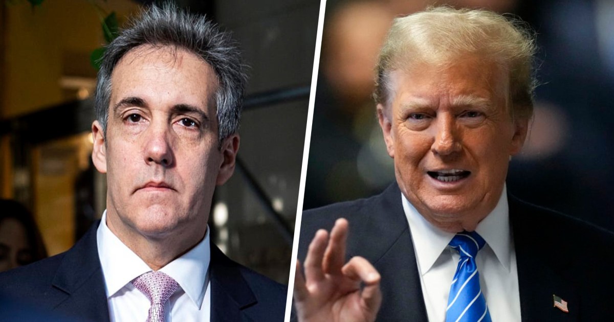 'Dangerous territory': Trump lawyer questions Michael Cohen over prior ...