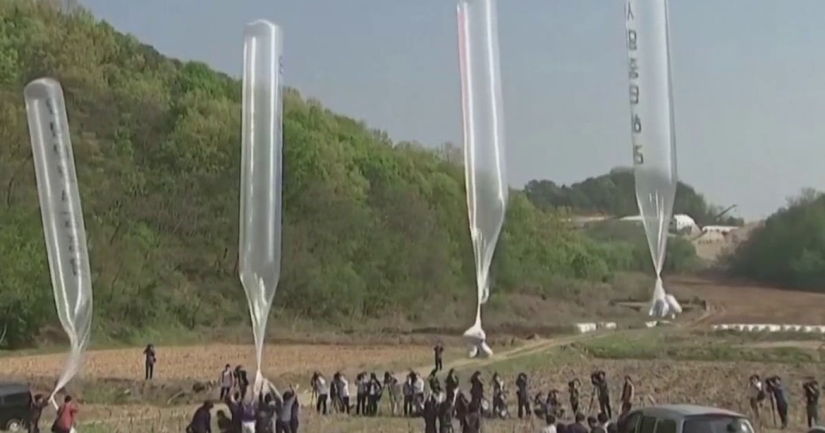 North Korea sends balloons filled with trash, propaganda into South Korea