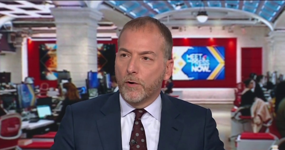 NBC News Chief Political Analyst Chuck Todd joins Meet the Press NOW to ...