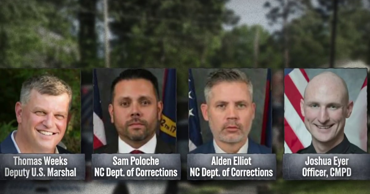 Community remembers 4 North Carolina officers killed shootout