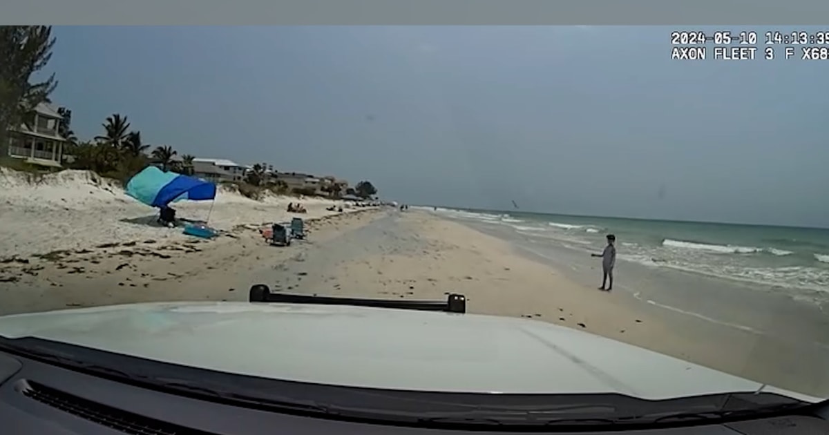 Bodycam shows moment officer finds lost girl on Florida beach