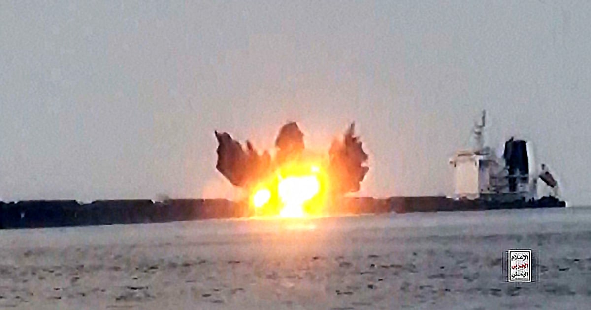 Houthi video shows Red Sea attack on MV Tutor that led to sinking