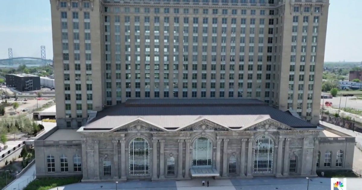Abandoned Detroit train station becomes a symbol of city's turnaround