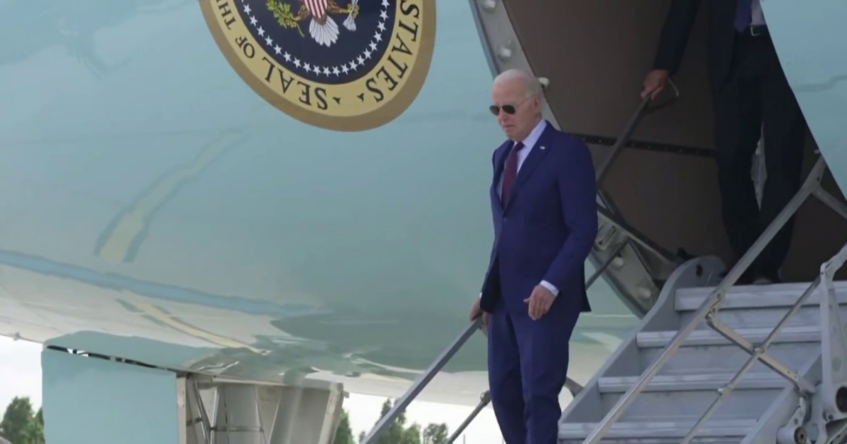 Biden arrives in Paris for D-Day anniversary and meetings with world ...