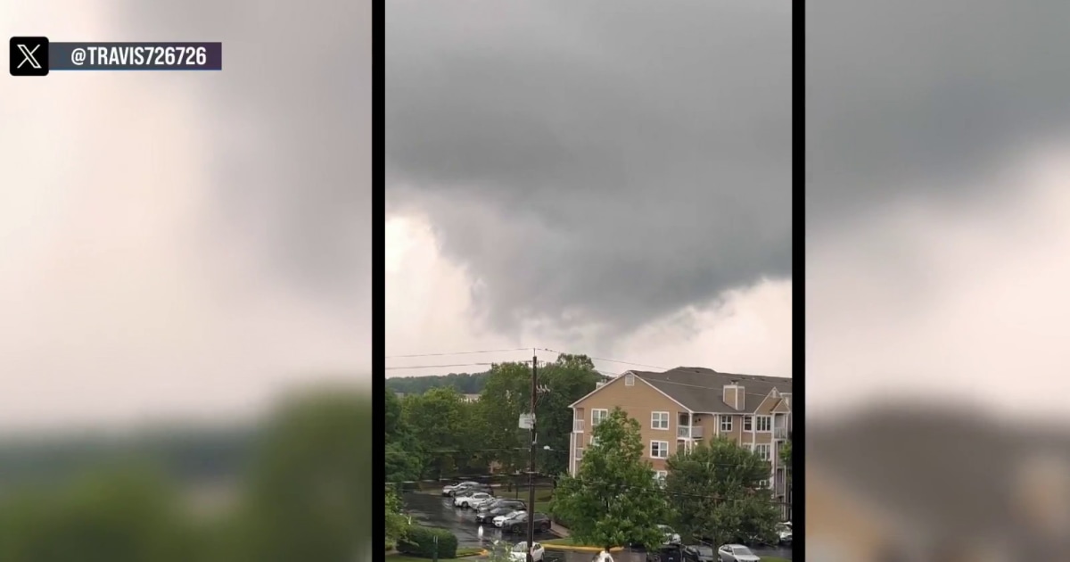 Rare tornadoes rip through Maryland as dangerous heat hits the West