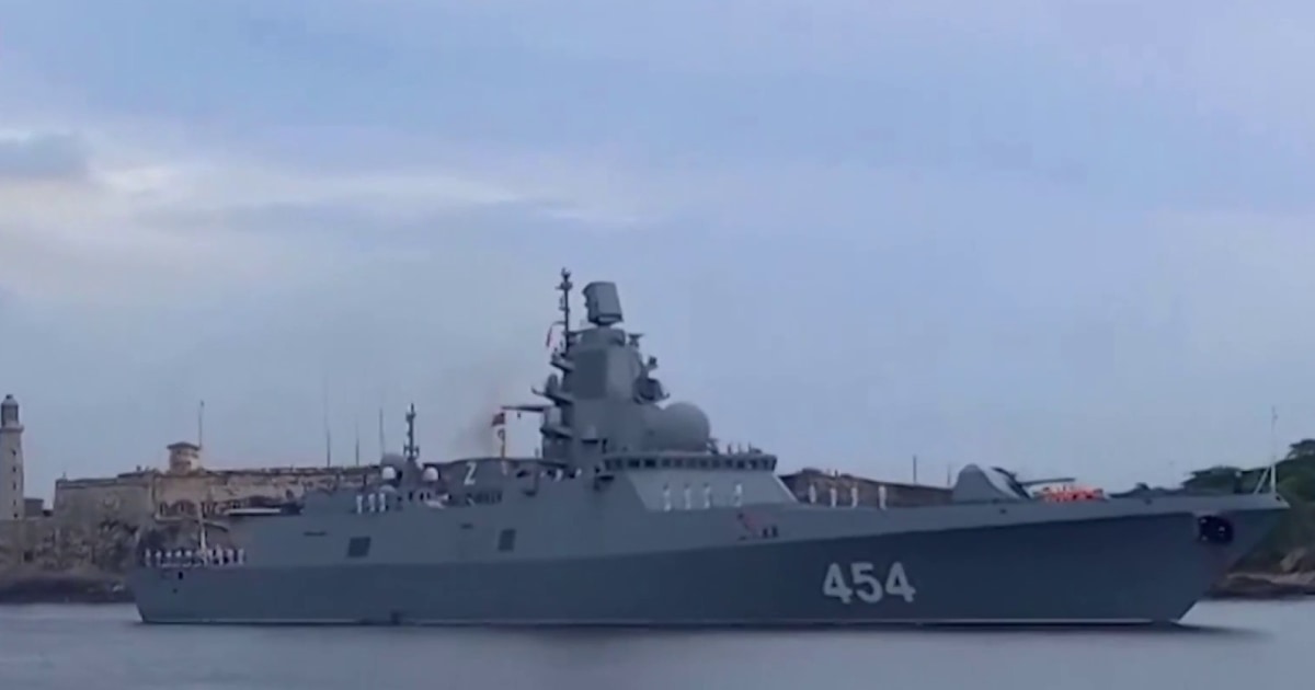 Russian military ships arrive in Cuba ahead of military exercises