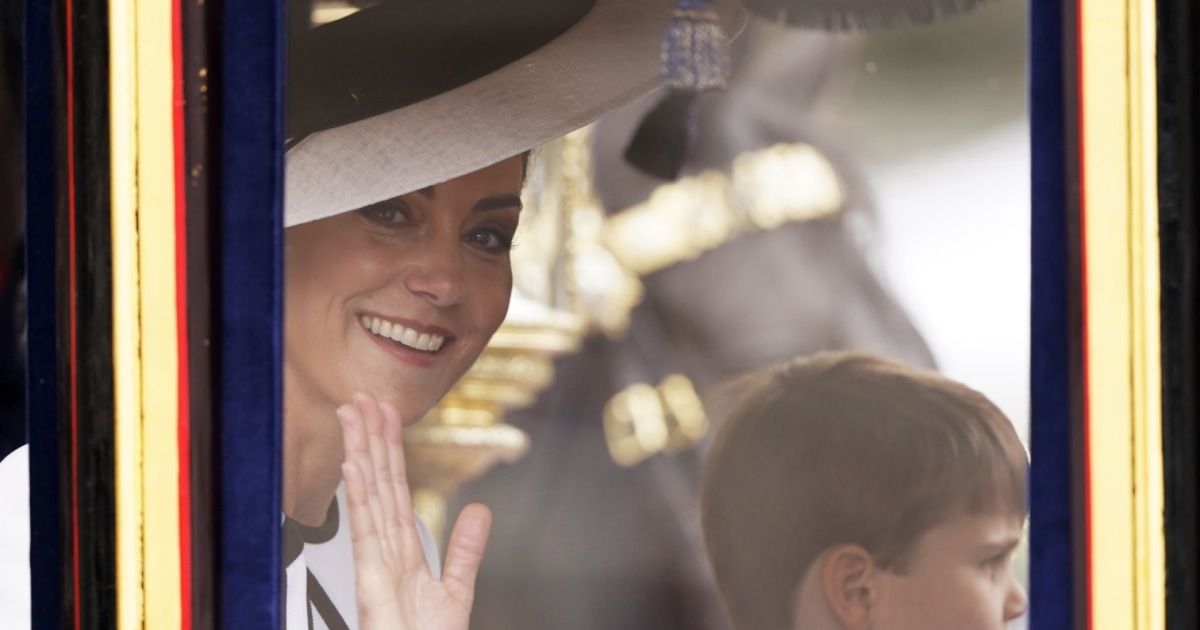 Princess Kate makes public return at the Trooping of the Colour
