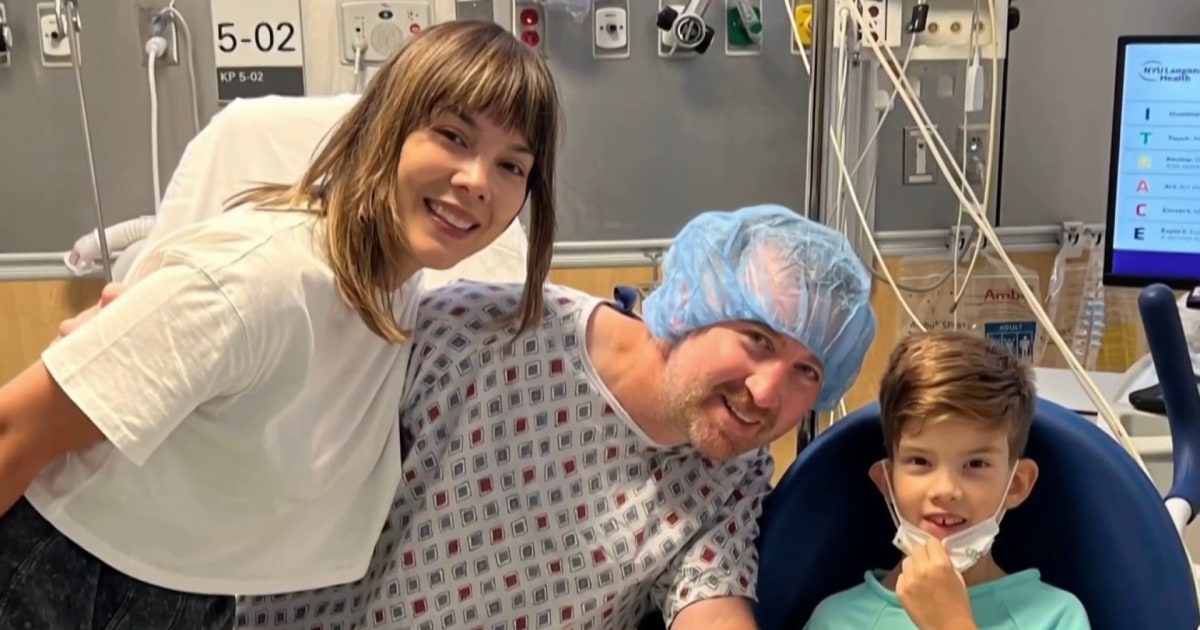 New York father donates kidney to son with rare condition
