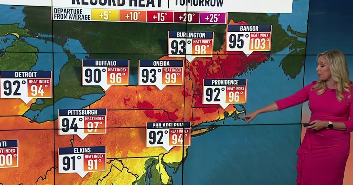 71 million people impacted by heat alerts from Great Lakes to New England