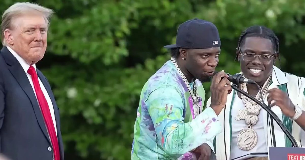 Trump recruits local rappers to boost support from Black voters