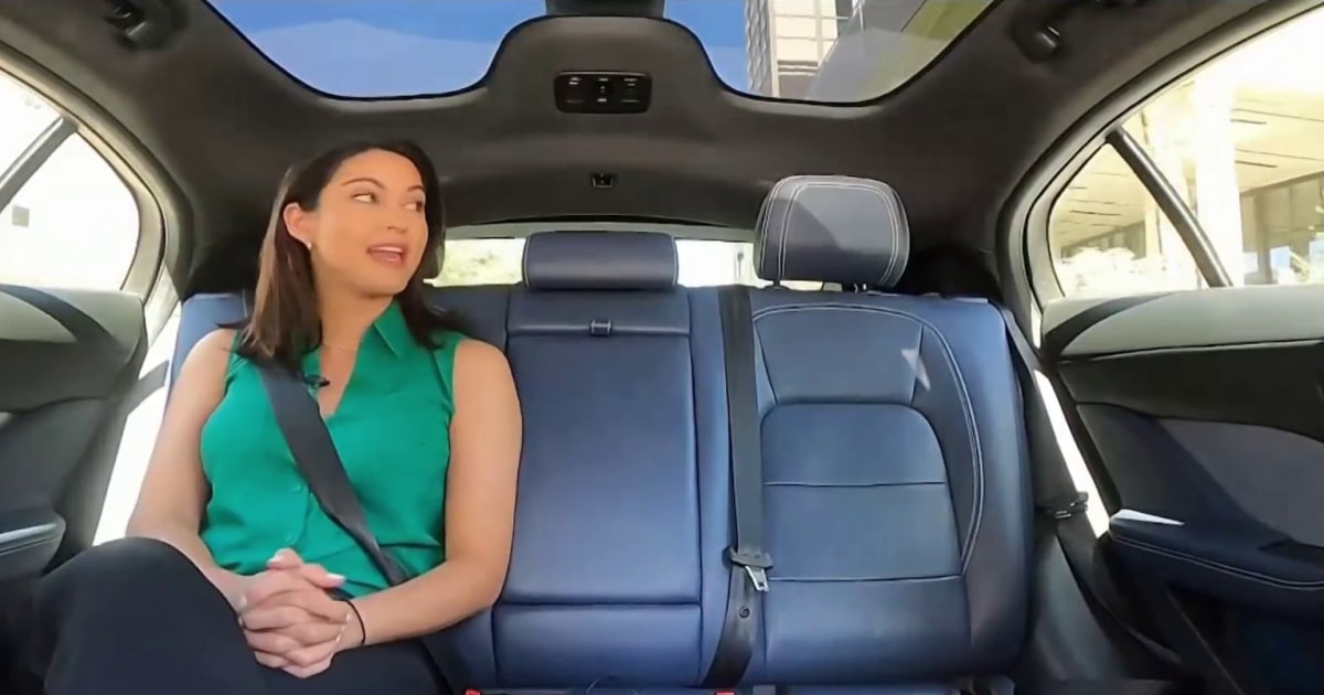 NBC News reporter test rides driverless taxi in Arizona