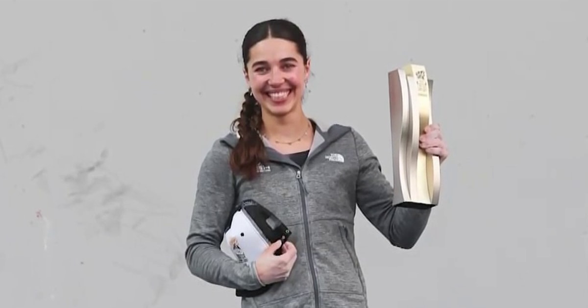 Sport climber Brooke Raboutou describes qualifying for Paris Olympics