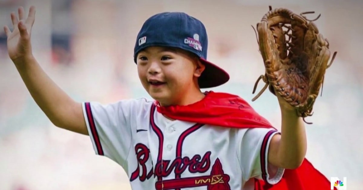 One boy throwing first pitch at major ballparks nationwide scores ...