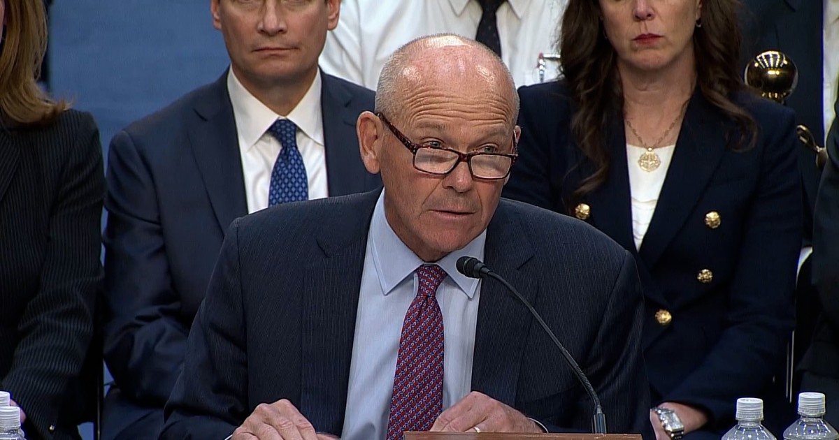 Boeing CEO testifies in congressional hearing