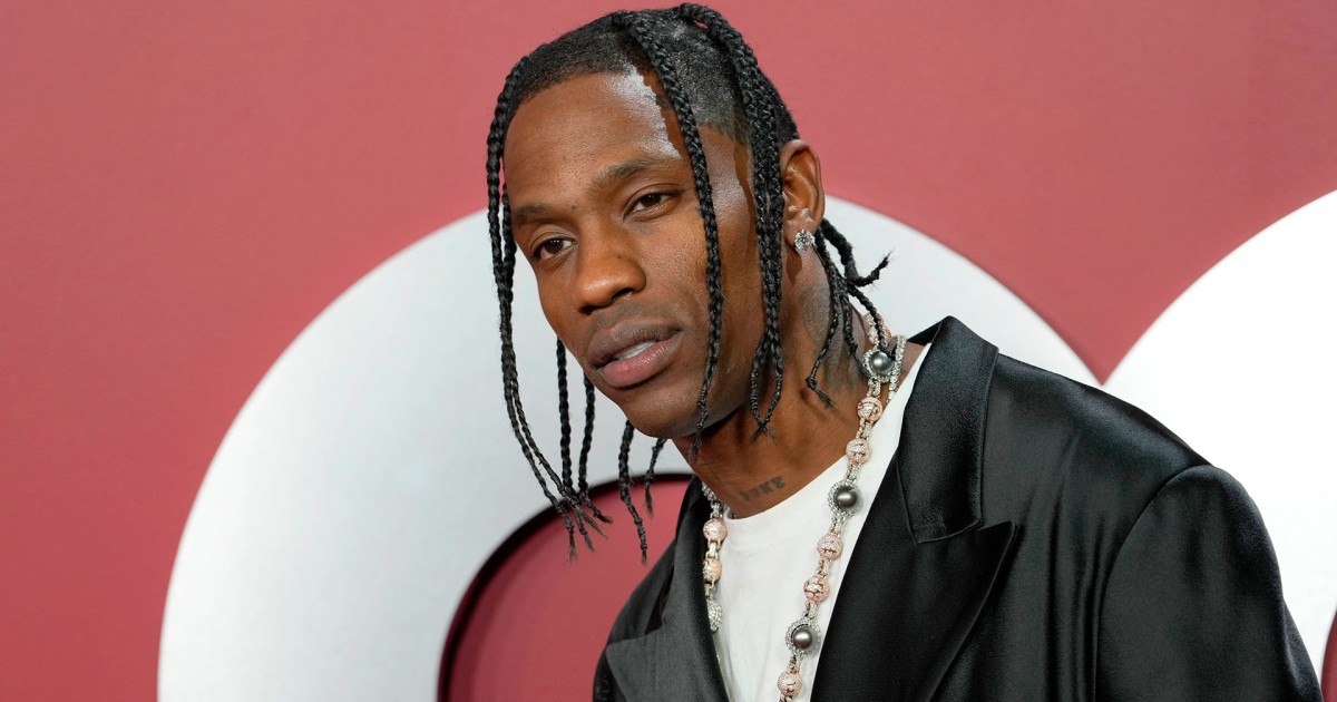 Rapper Travis Scott charged with intoxication and trespassing in Miami ...