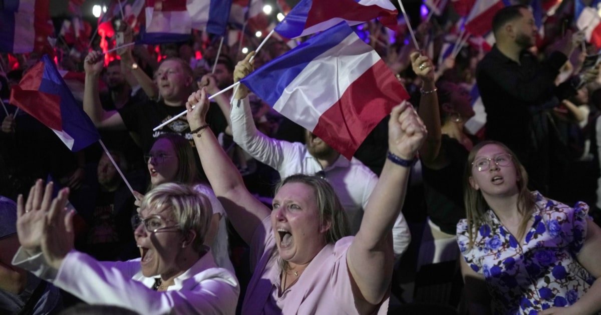 Far-right party wins first round of French parliamentary election