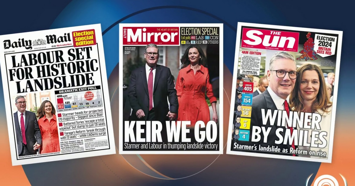 U.K. Labour Party wins historic landslide victory over Conservatives