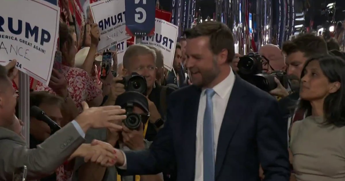 Donald Trump picks JD Vance as his running mate, as Trump officially ...