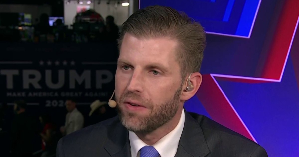 Eric Trump reflects on his father's shooting and new plans for RNC speech