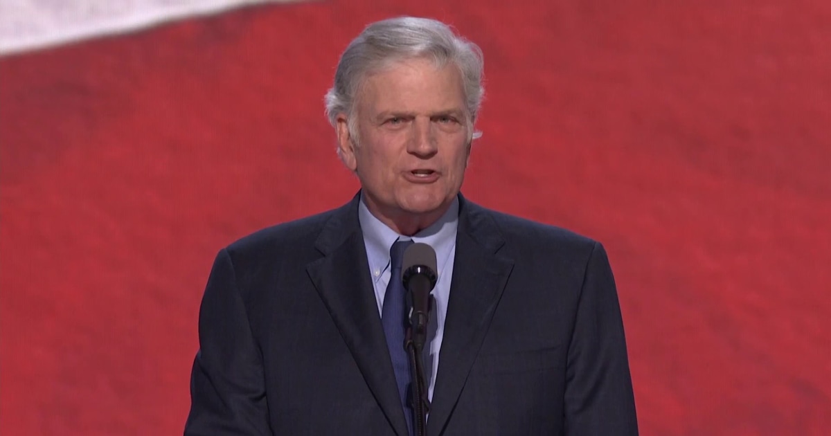 Rev. Franklin Graham says God 'spared' Trump's life after assassination ...