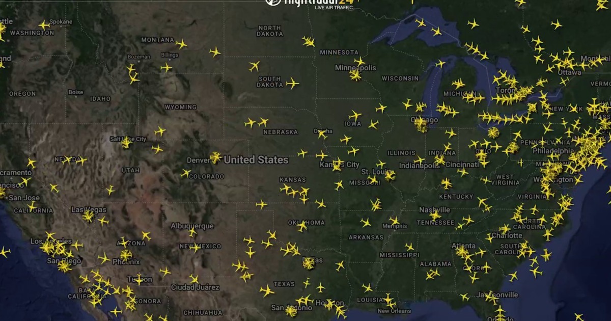 Watch: Flight radar shows air traffic during global IT outage