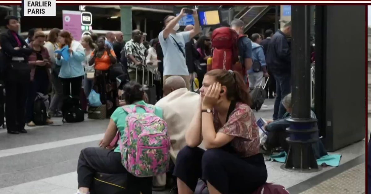 Part of France's high-speed rail network attacked, service disrupted ...