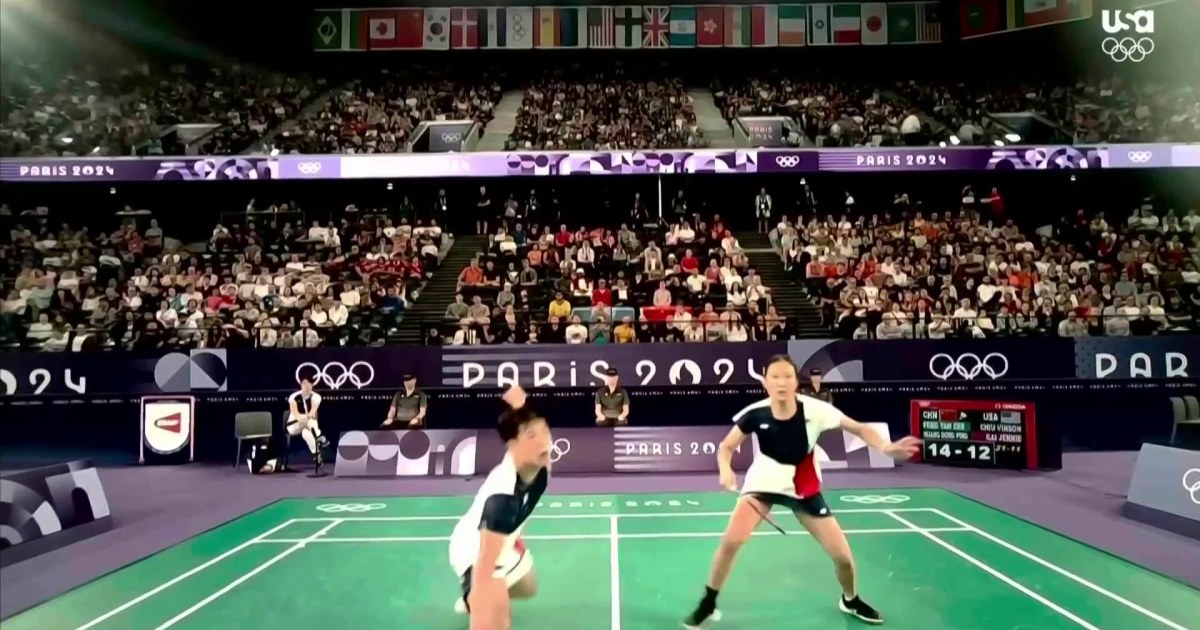 Watch riveting moment from USA vs China in Olympic Badminton