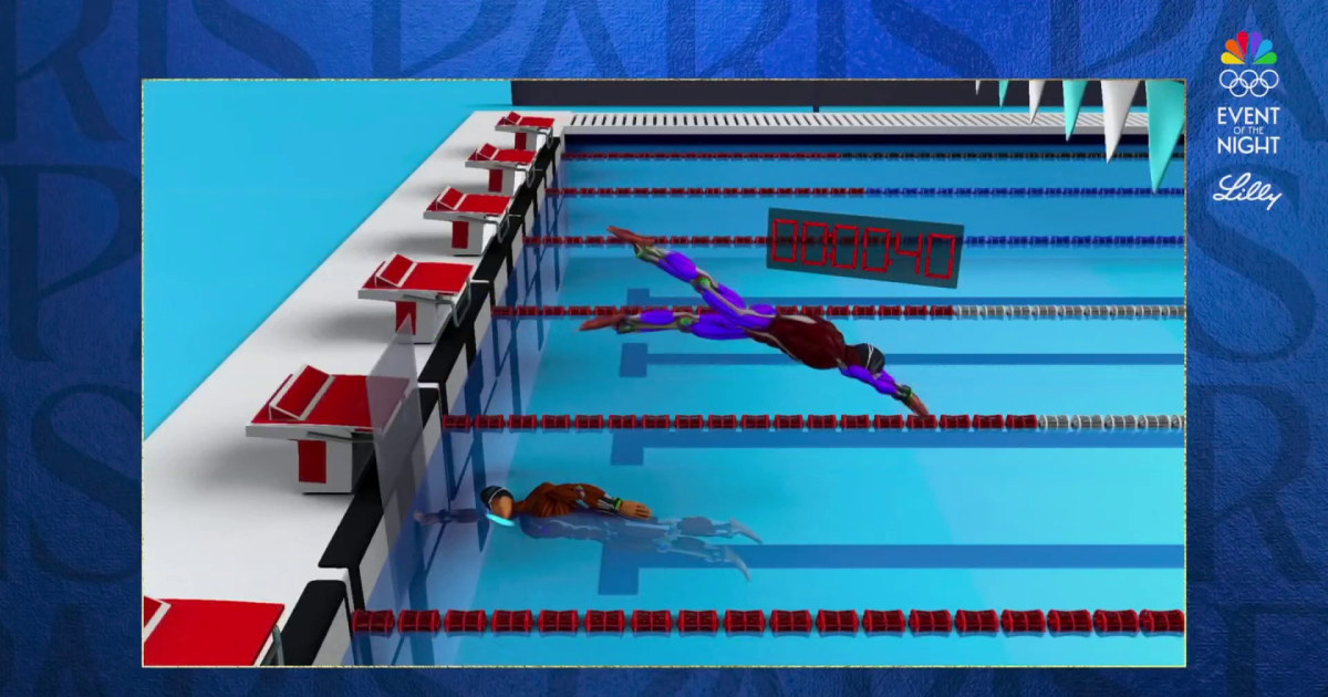 Breakdown of the perfect relay exchange in swim animation - Alabama Express