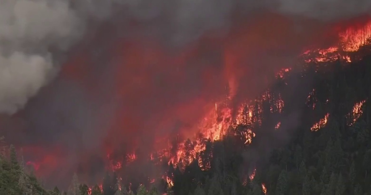 Nation’s largest active wildfire ravages California
