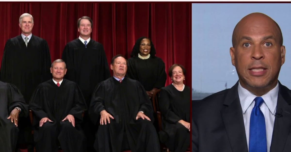 'The court is being de-legitimized': Sen. Booker on reforming SCOTUS