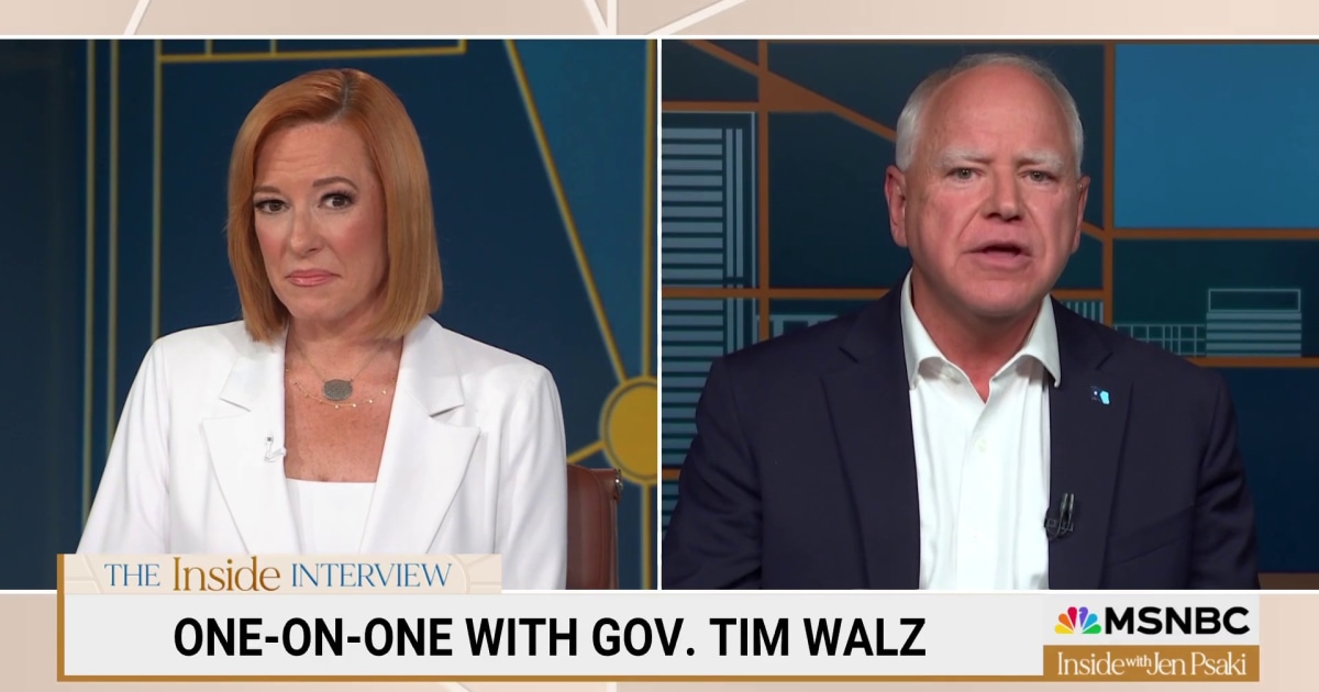 Gov. Tim Walz: Why the 'weird' label sticks to Trump & JD Vance's ...