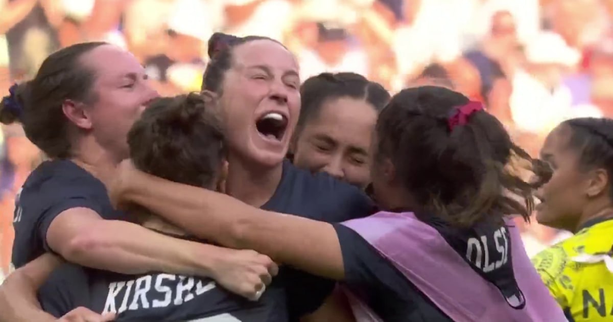 Team USA captures first ever medal in women's rugby