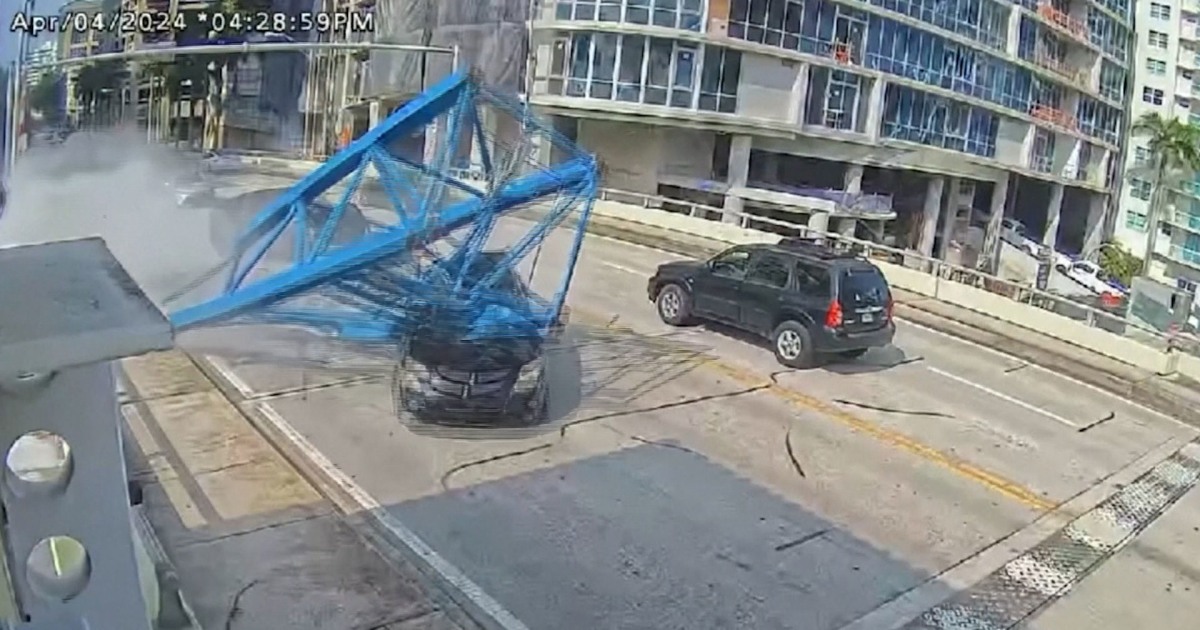 Construction worker killed after crane falls on Florida bridge Construction worker killed after crane falls on Florida bridge