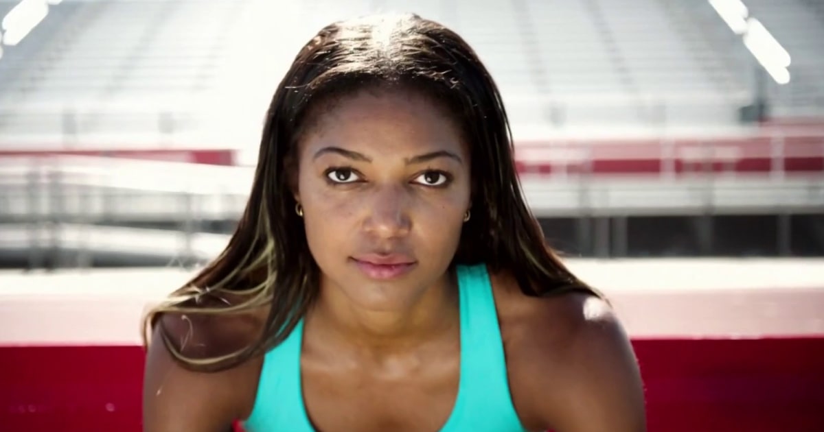 The Olympic track star with big aspirations