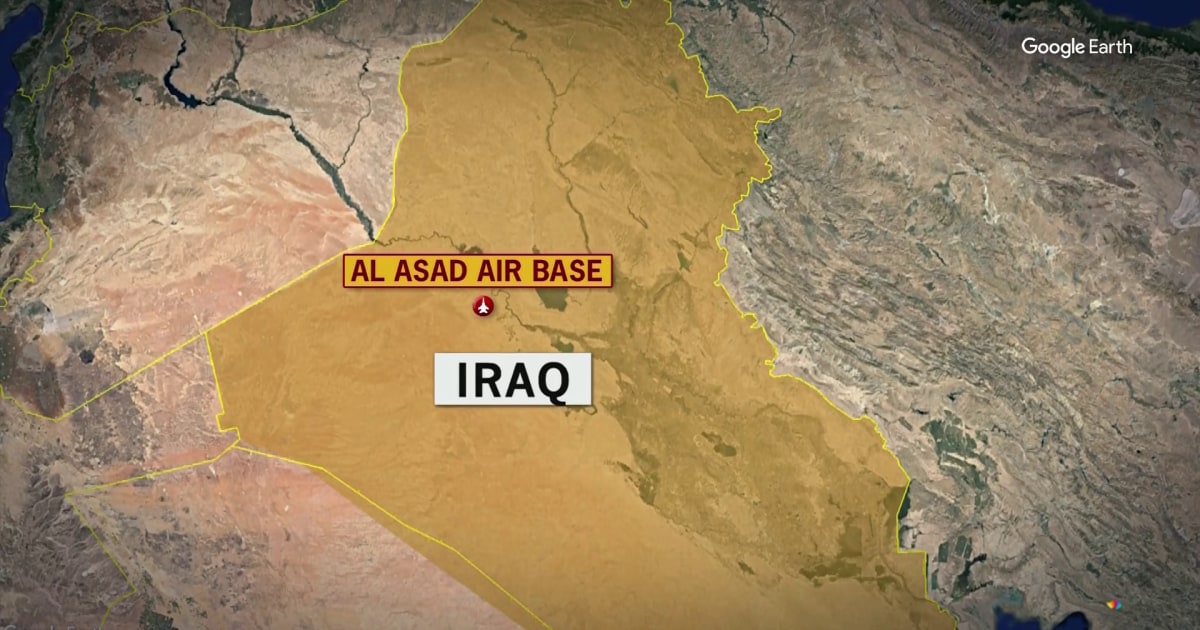 Americans hurt in suspected rocket attack at Al Asad Airbase in Iraq