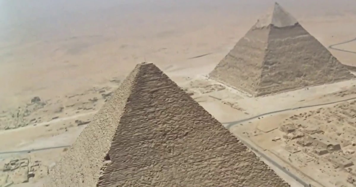Research suggests Egyptian pyramids were built with water