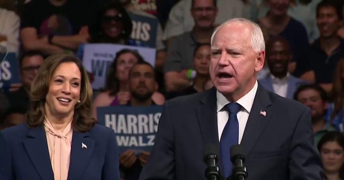 Walz jokes he looks forward to debating Vance if he’ll ‘get off the couch’