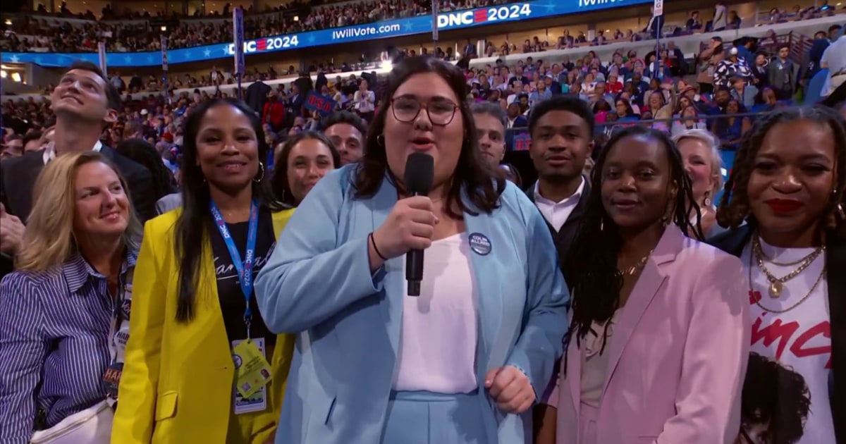 Gen Z activist Olivia Julianna urges young voters to support Harris