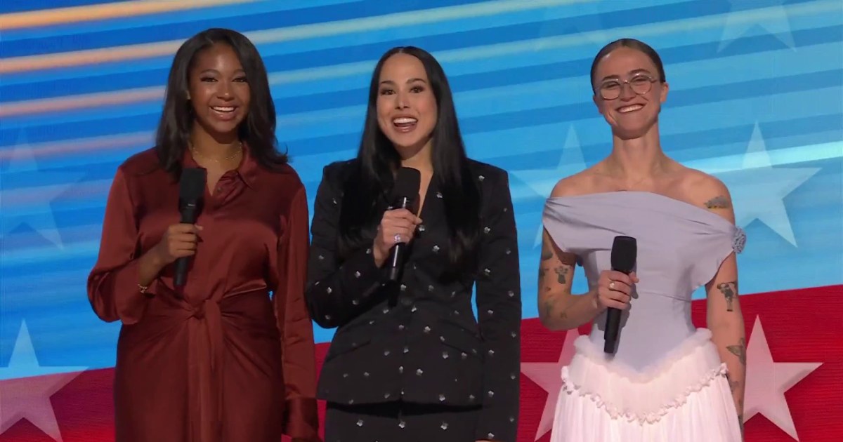 Meena Harris, Ella Emhoff and Helena Hudlin praise Harris as an ...