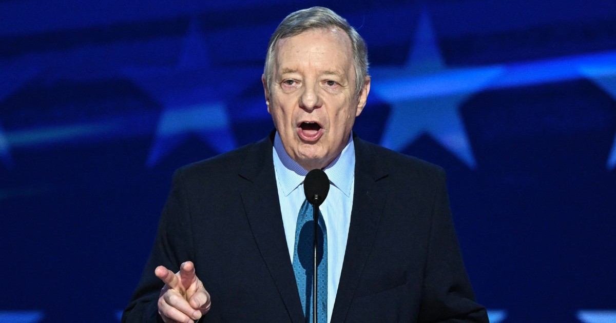 Durbin attacks Trump's manufacturing record at DNC